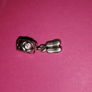 Pandora | Jewelry | 2 For 5retired Pandora Ballet Shoes Dangle Charm ...